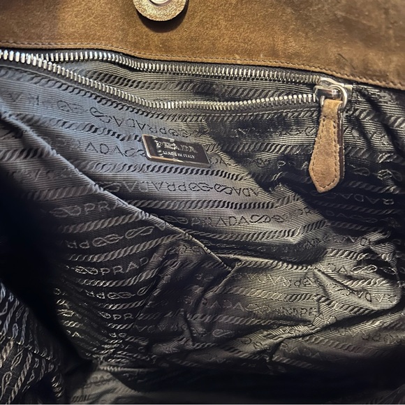 Prada | Bags | Prada Suede Handbag | Poshmark